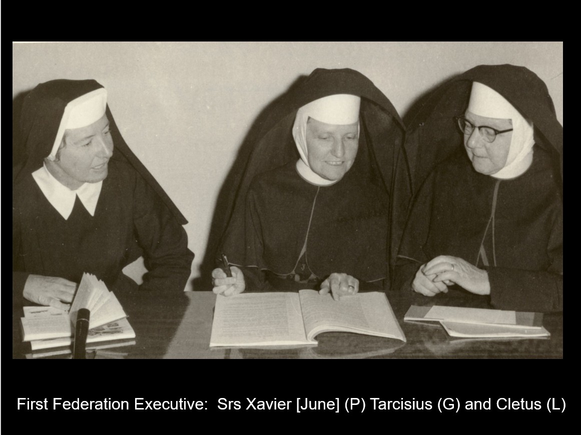 Approval of Josephite Federation 1967 - Sisters of Saint Joseph