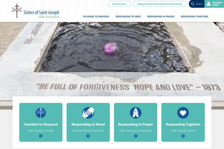 New Look Website Launched - Sisters of Saint Joseph